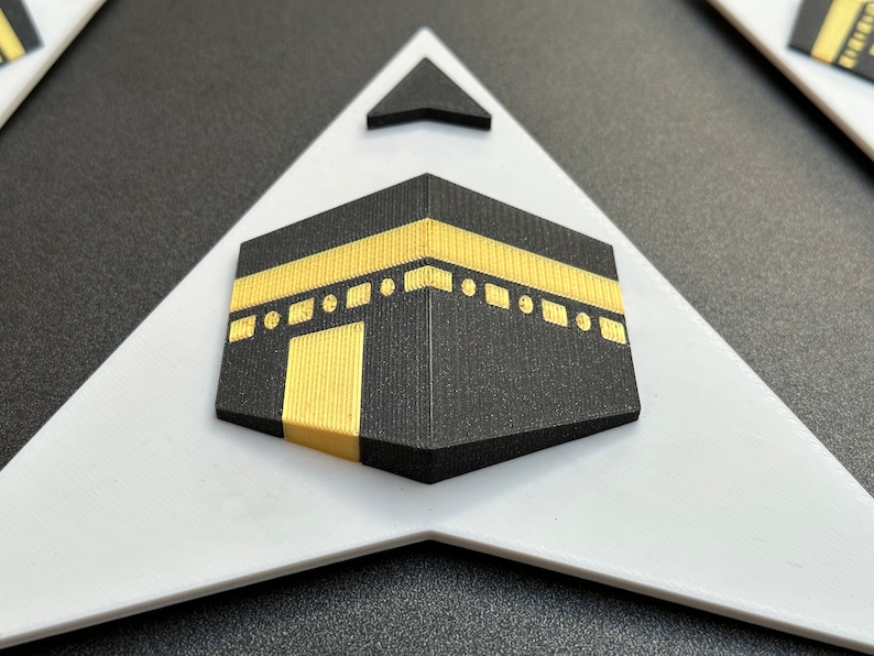 Qibla Direction Indicator 3D Sticker Eid Gift, Ramadan Gift, Prayer ...