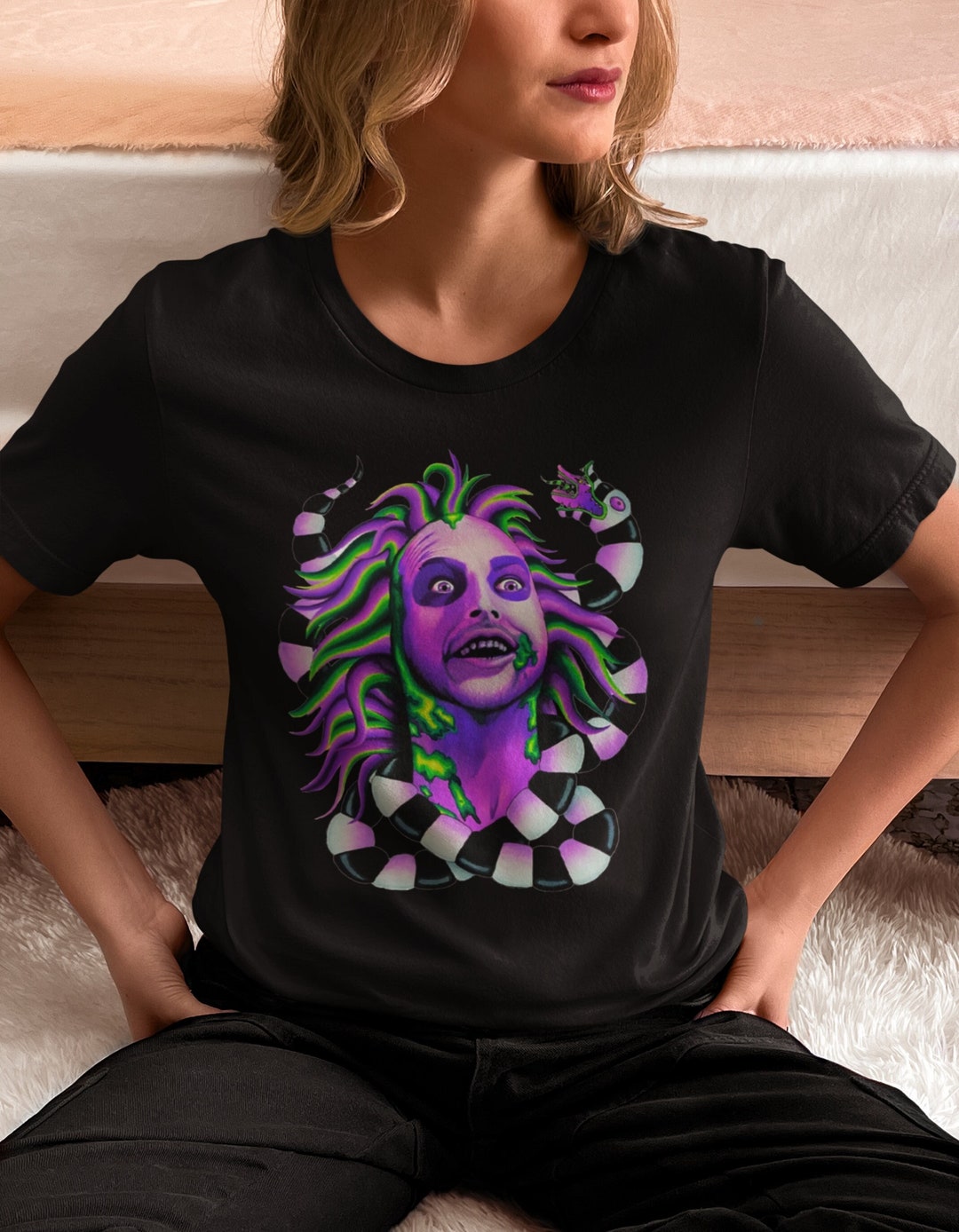 Beetle Juice Tee, Tim Burton, Juice is Loose, Beetlejuice Shirt, Ghost ...