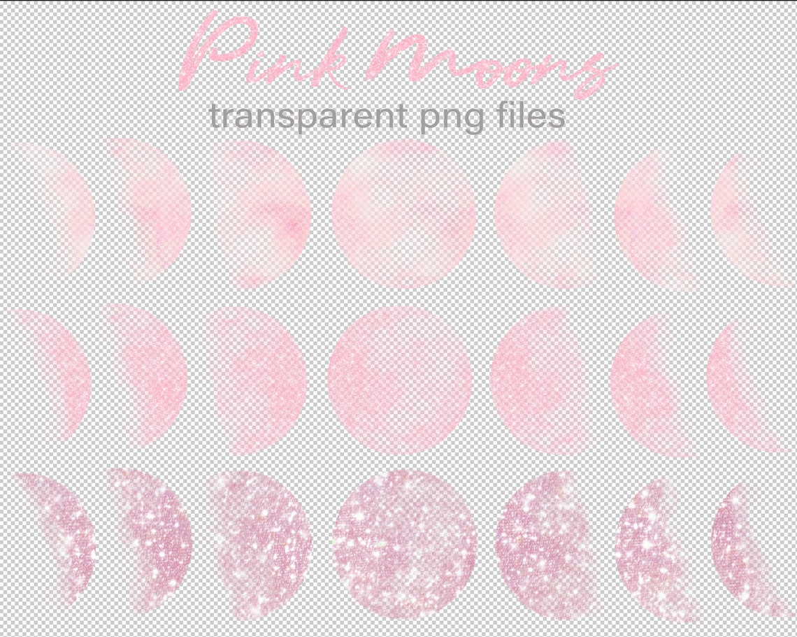 Moon Phases Overlay Moon Overlay Photoshop Overlay Canva Overlay PS ...