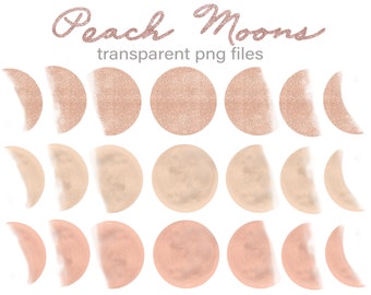 Moon Overlay PNG Format Instant Download | Etsy