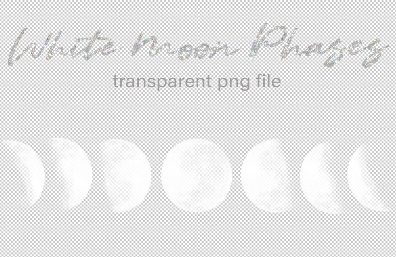 Photoshop Overlay Moon Overlay Clip Art Graphics PNG Format Instant ...