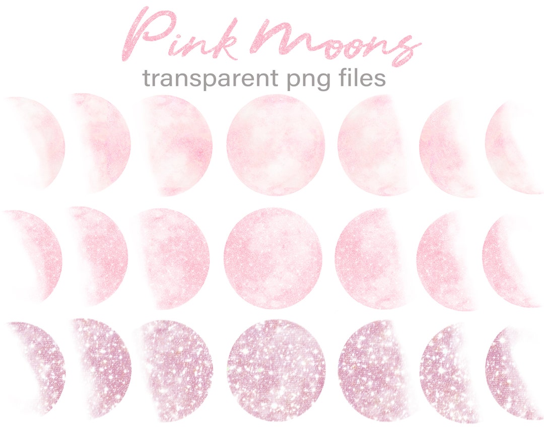 Moon Phases Overlay Moon Overlay Photoshop Overlay Canva Overlay PS ...