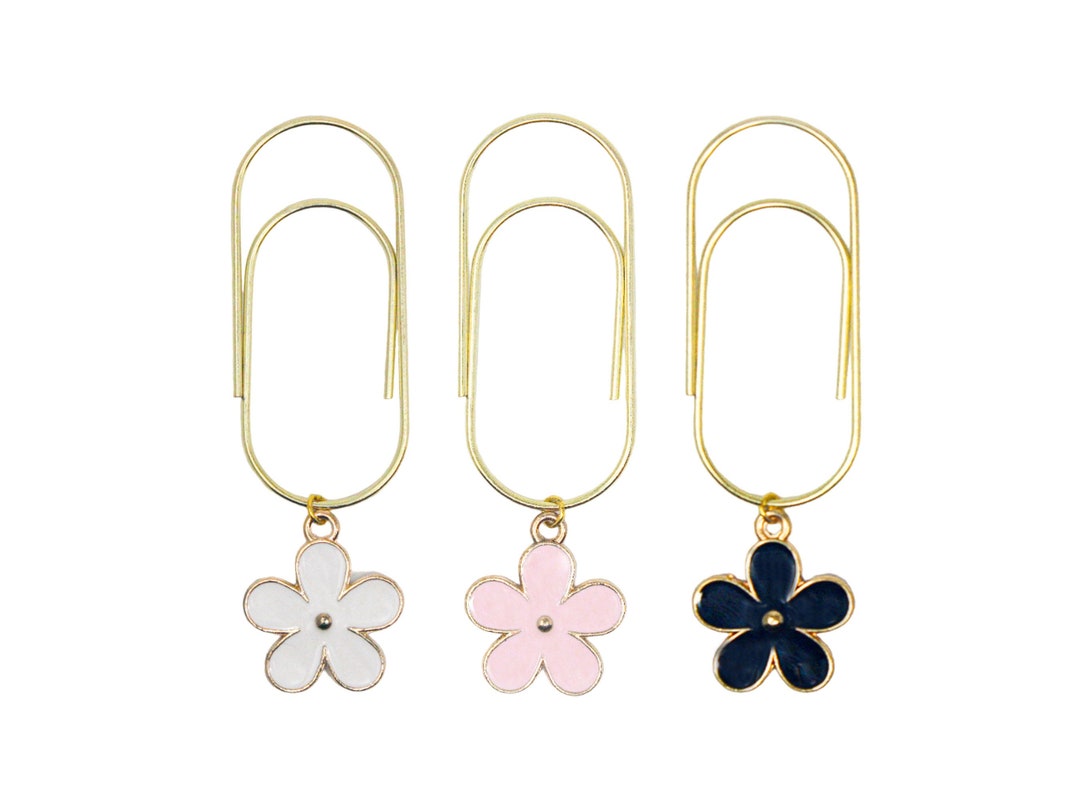 Gold Jumbo Paperclip: Flower Planner Accessory - Etsy