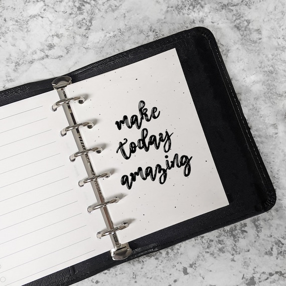A5 PRINTABLE DASHBOARD A5 PLANNER Make Today Amazing - Etsy