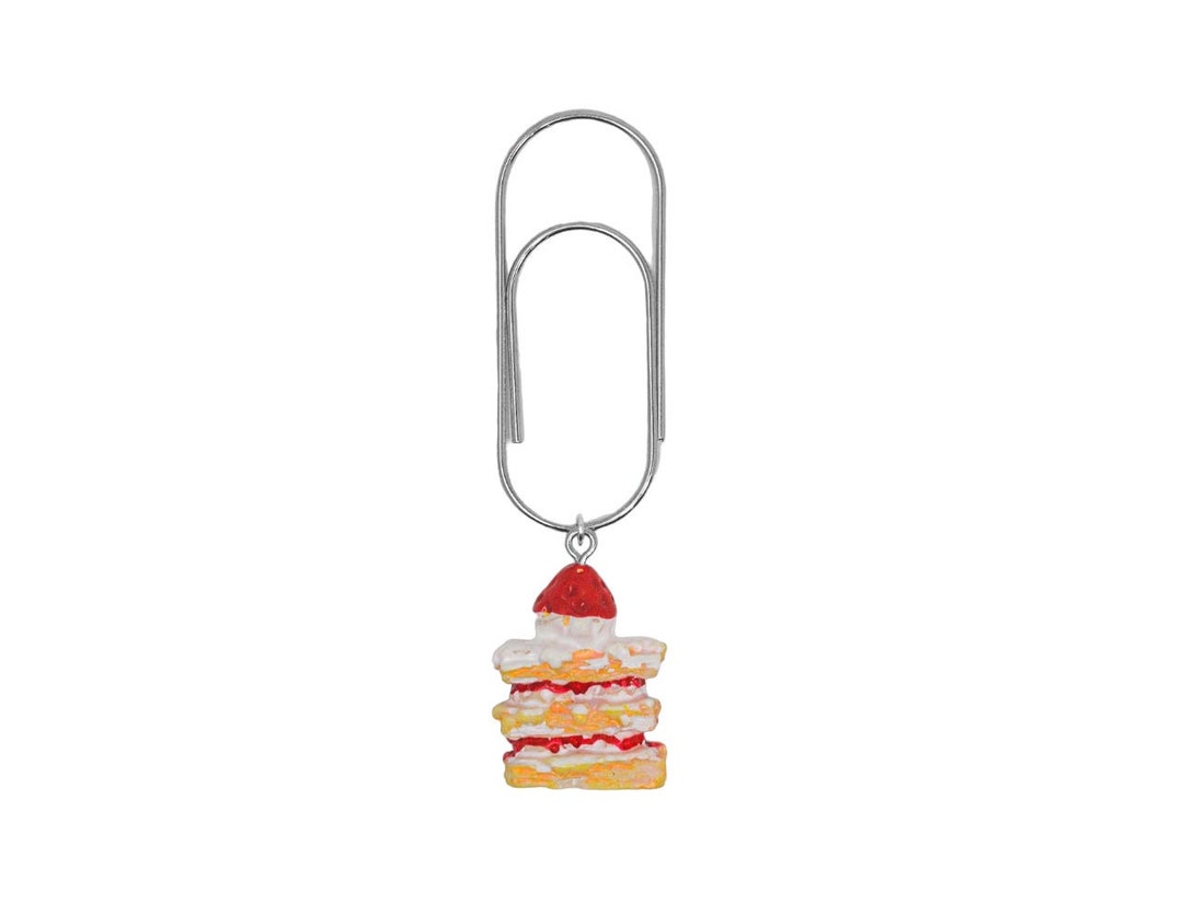 Strawberry Shortcake Silver Planner Paperclip - Jumbo Size - Cake ...