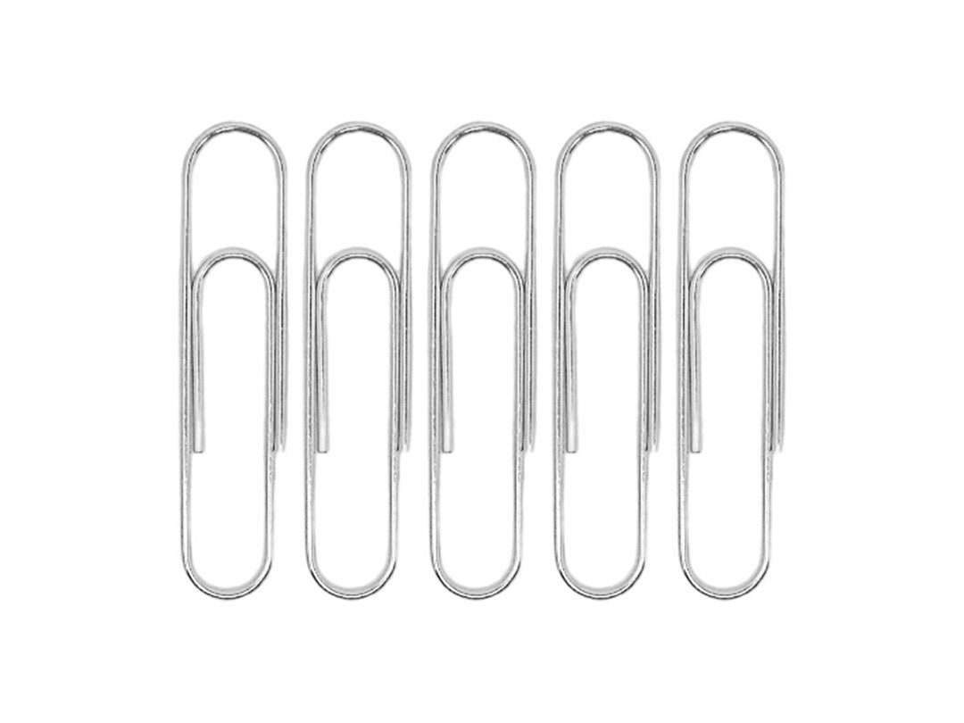 5 PACK Silver Planner Paperclip Set Medium Size - Paper Clip - Page ...
