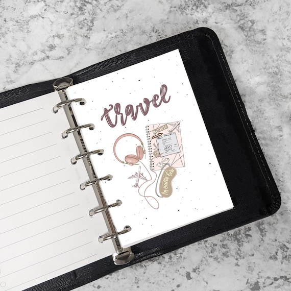 A5 PRINTABLE DASHBOARD A5 PLANNER Just Do It Travel - Etsy