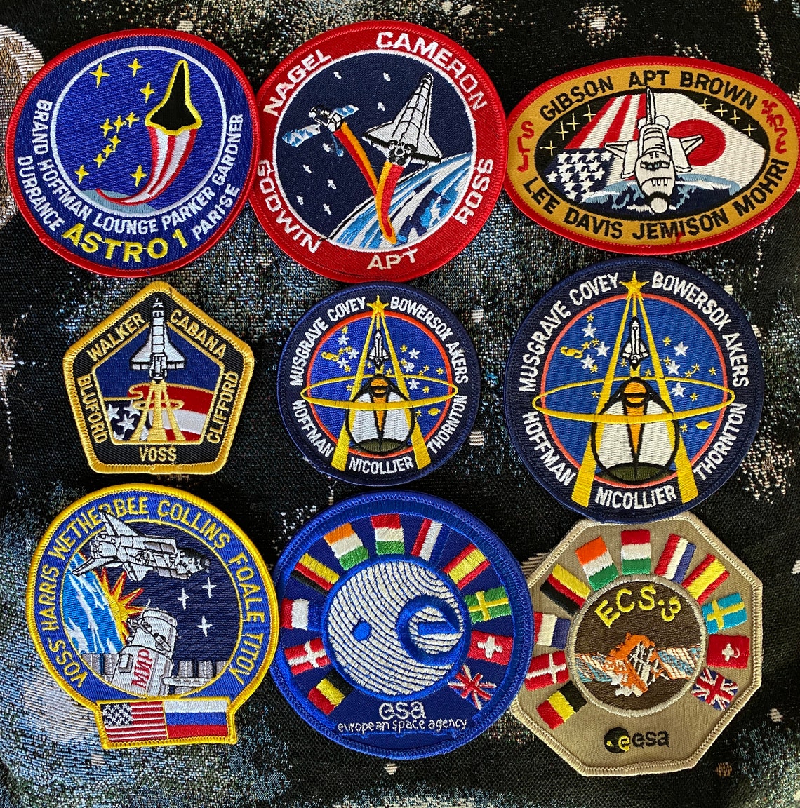 Vintage NASA Space Shuttle Mission Patches | Etsy