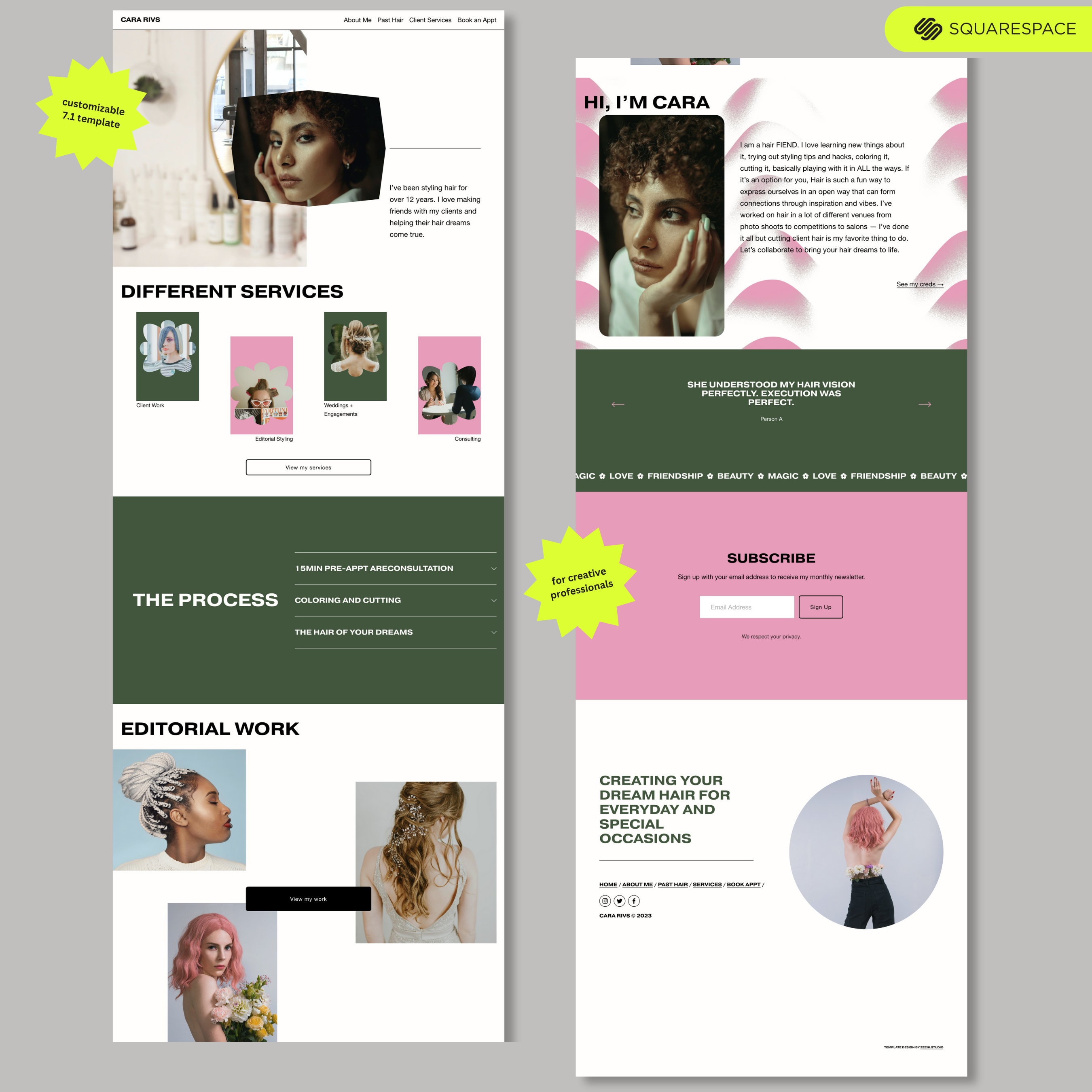 Squarespace Photography Website Template, Squarespace Template ...