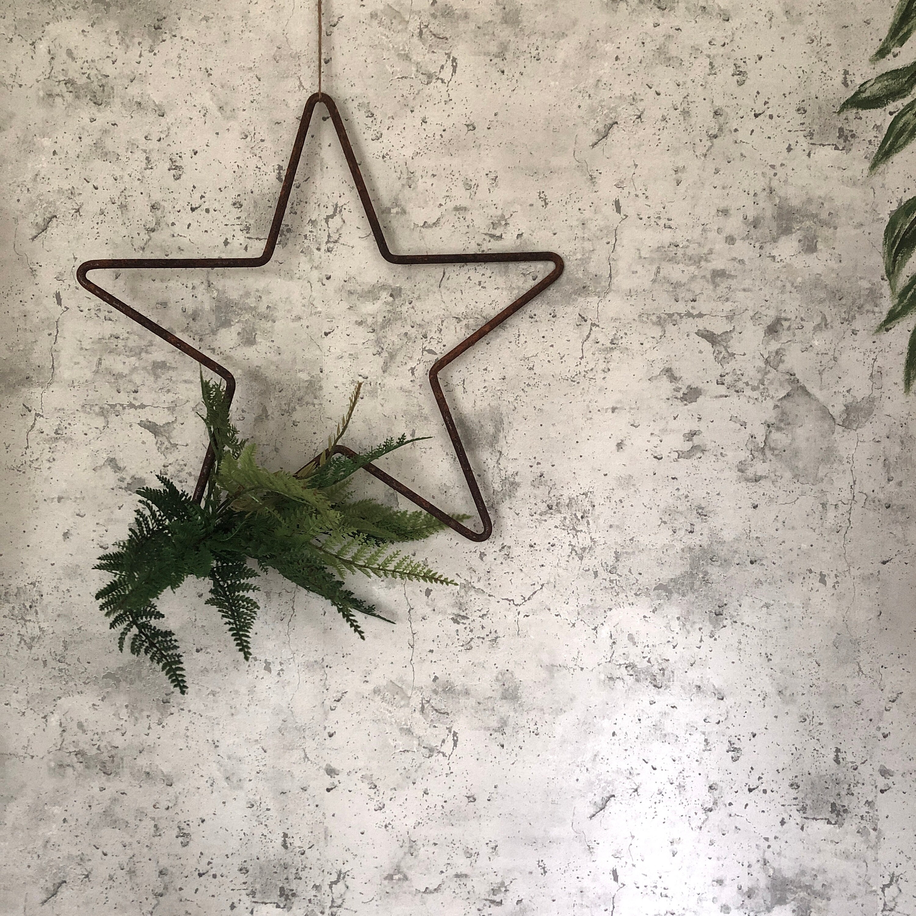 Rusted Metal Outline Star Metal Vintage Decoration | Etsy