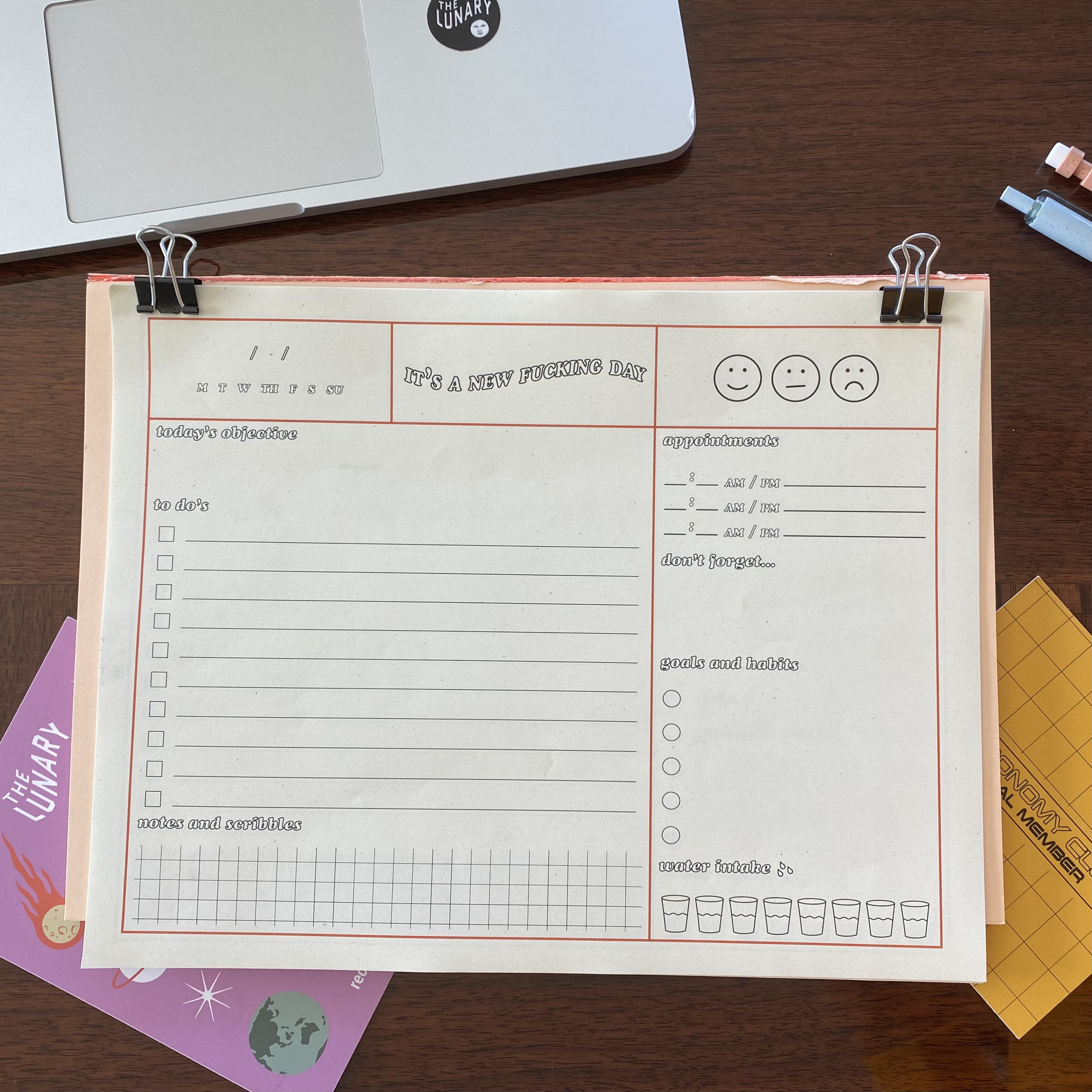 Daily Planner, Printable, Day Tracker, Habit Tracker, Organization ...