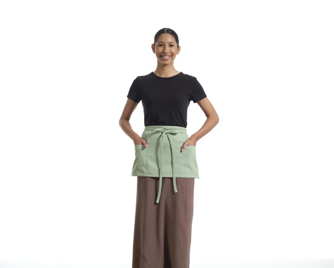 Waist Apron With Pockets - Cute Half Apron for Men and Women - 50% ...