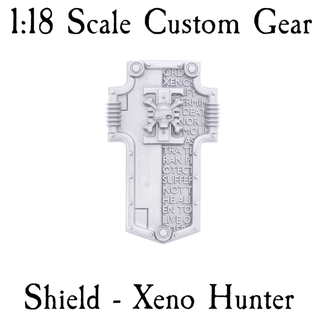 Xeno Hunter Shield 40K Joytoy Compatible Space Marine 1:18 - Etsy