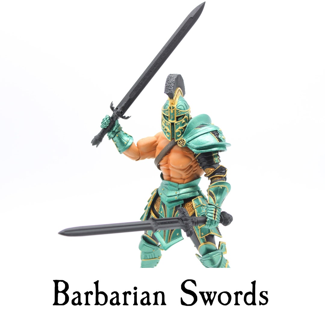 Barbarian Conan Swords Custom 3D Printed Fantasy Weapons Lot Swords 6 ...
