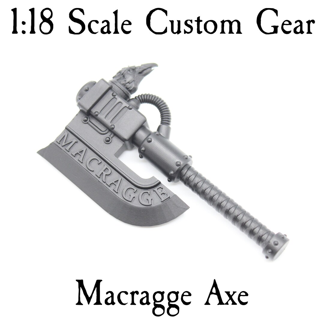 Macragge Axe 40K Joytoy Compatible Space Marine 1:18 Action Figure 4 ...
