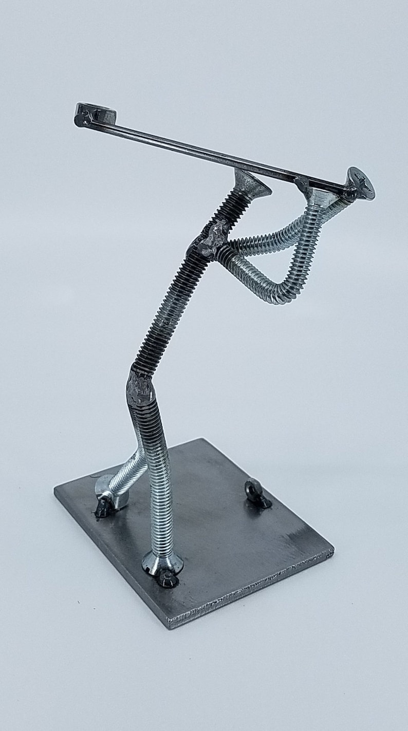 Welded Metal Golfer - Etsy