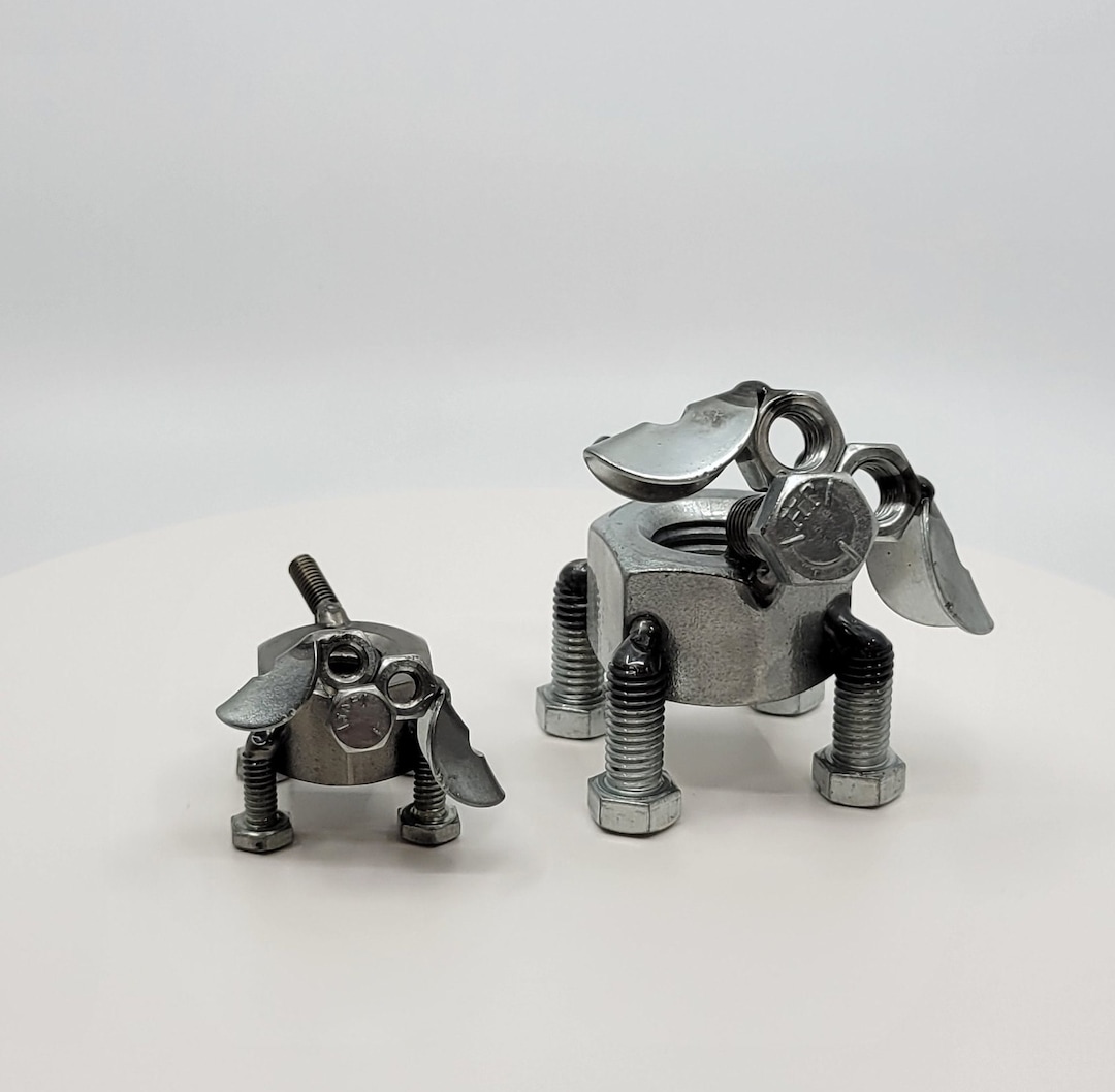 Welded Nuts and Bolts Dog - Combo Pack- Round Body - Etsy