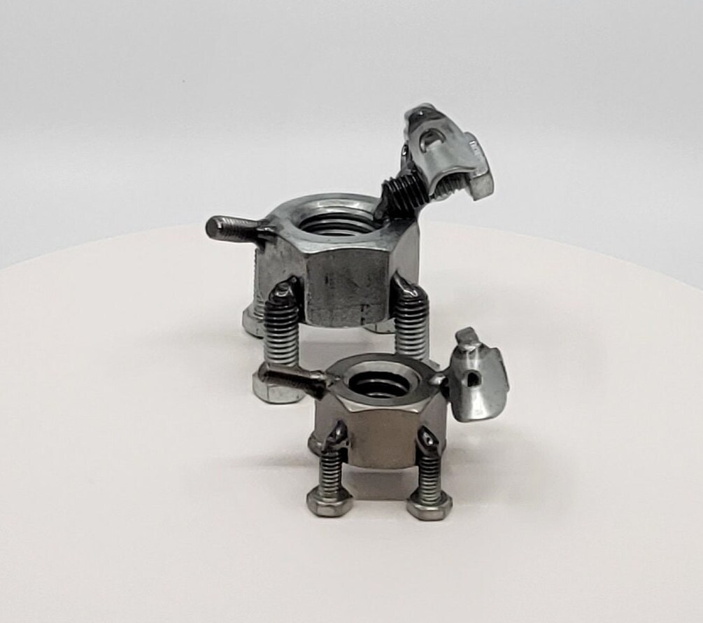 Welded Nuts and Bolts Dog Combo Pack Round Body - Etsy