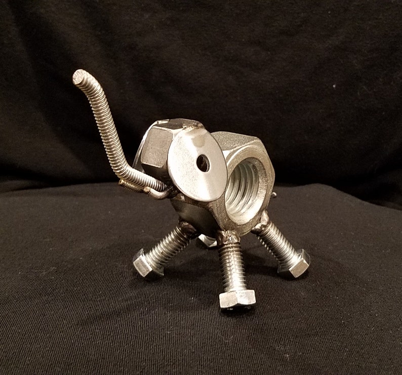 Welded Metal Elephant - Etsy