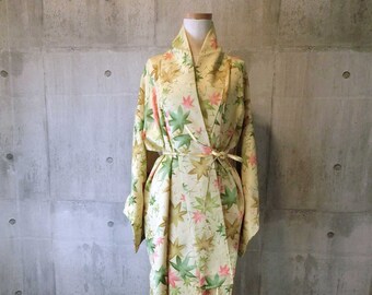 Japanese Autumn Kimono - Etsy
