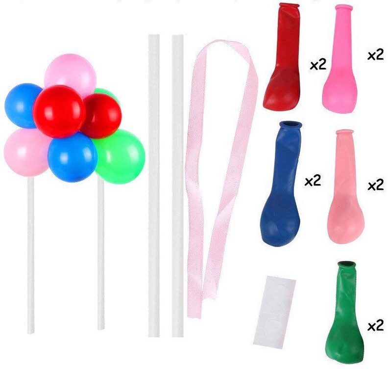 Balloon Cake Toppers Kit - Etsy