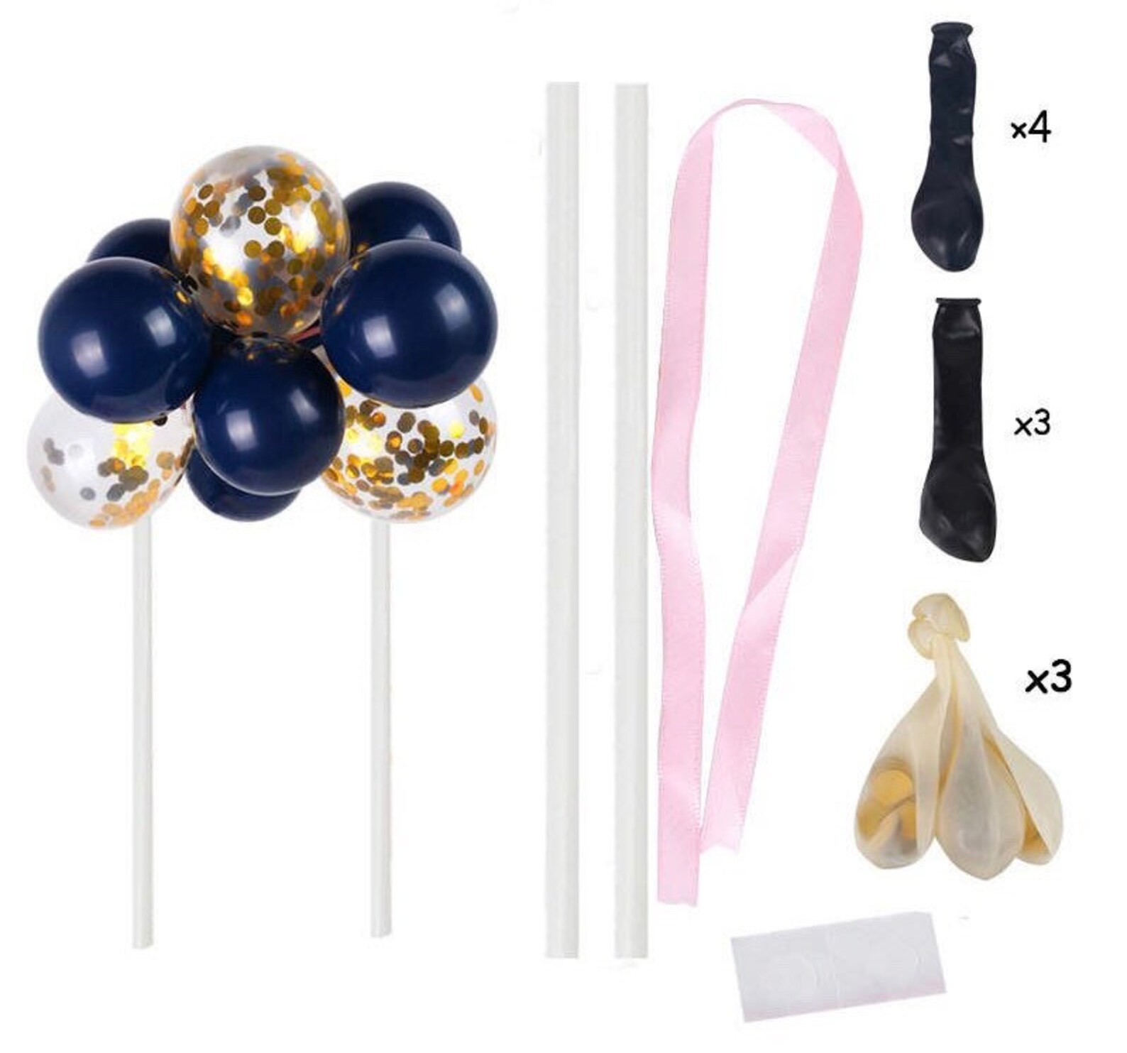Balloon Cake Toppers Kit - Etsy