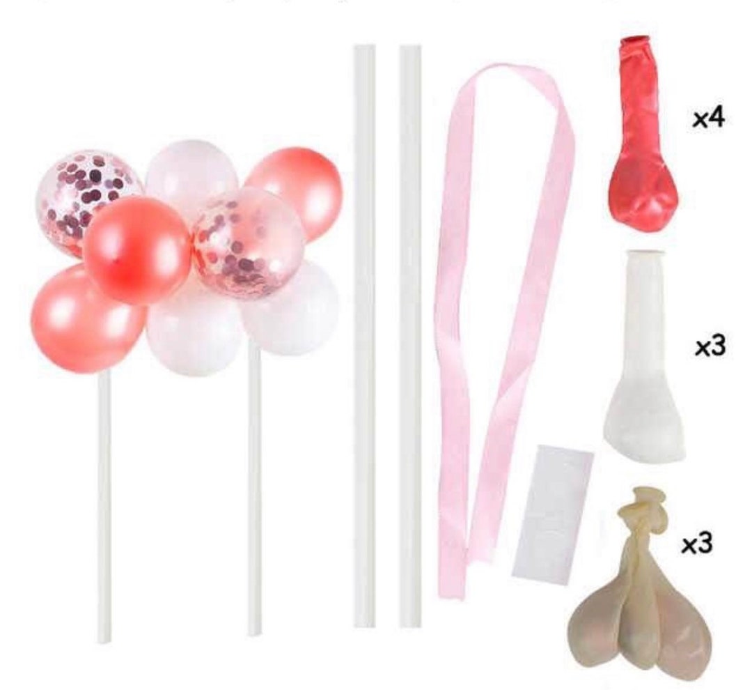 Balloon Cake Toppers Kit - Etsy