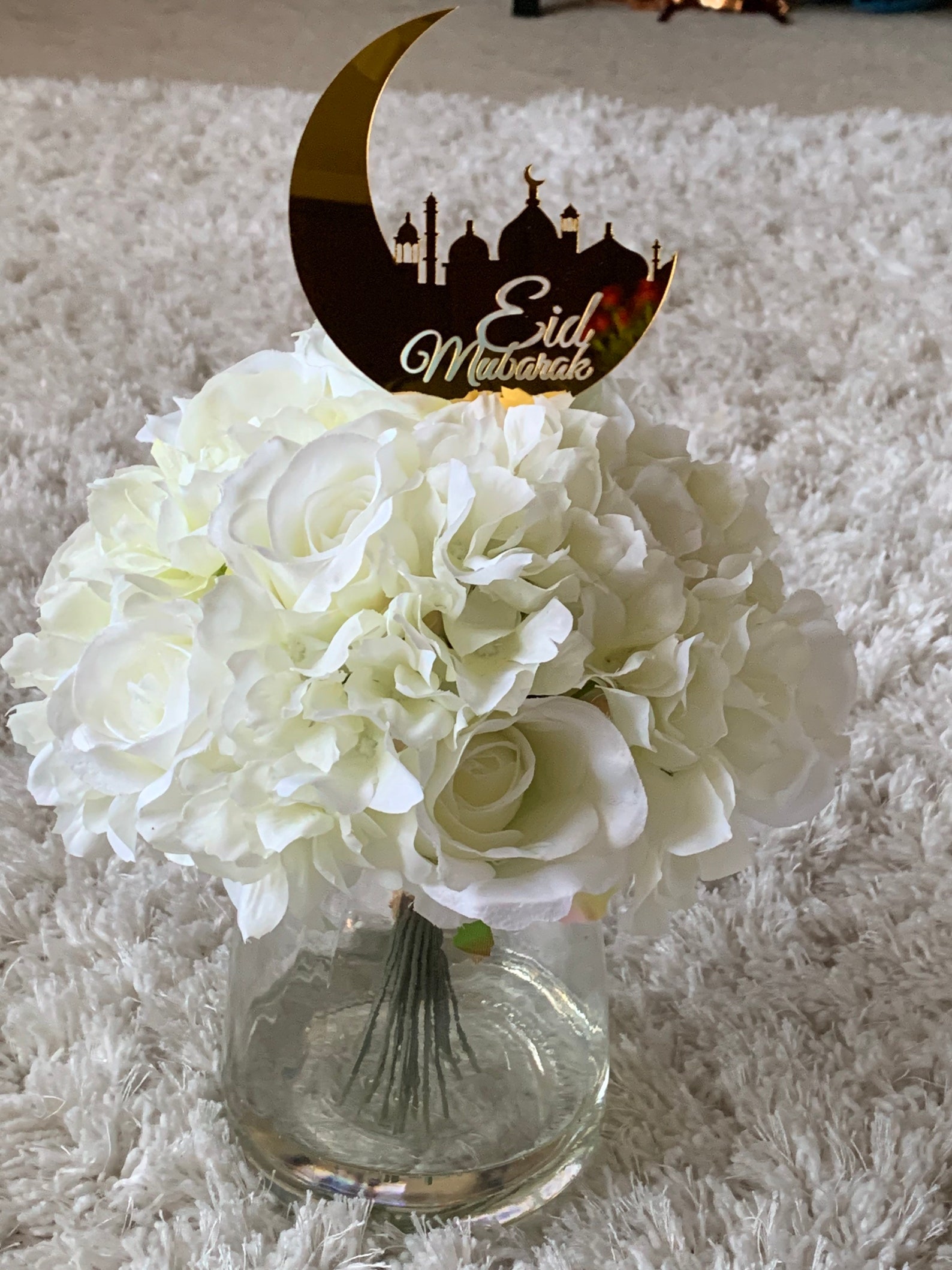Eid Mubarak Acrylic Cake Topper - Etsy