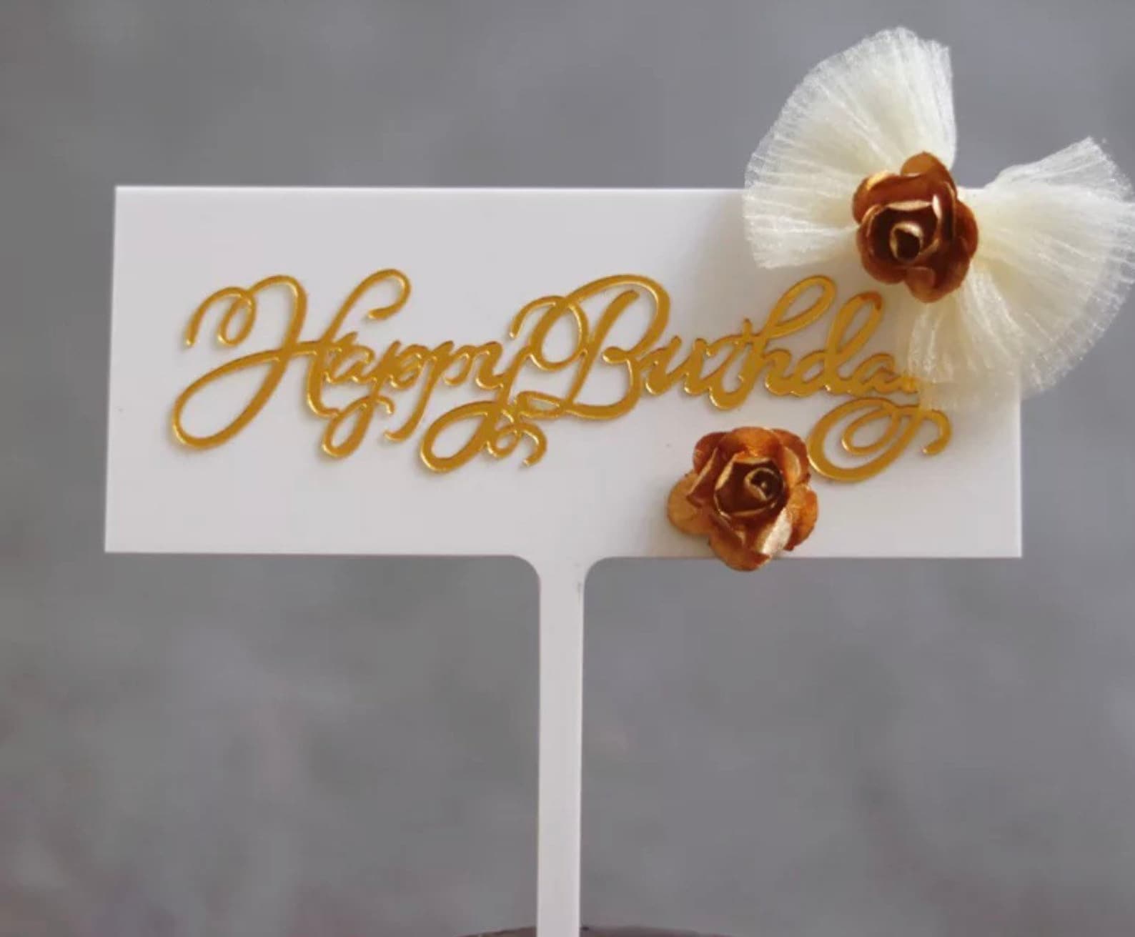 Happy Birthday Cake Topper - Etsy