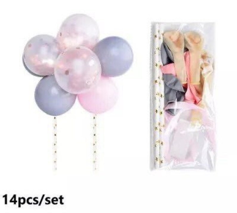 Balloon Cake Toppers Kit - Etsy