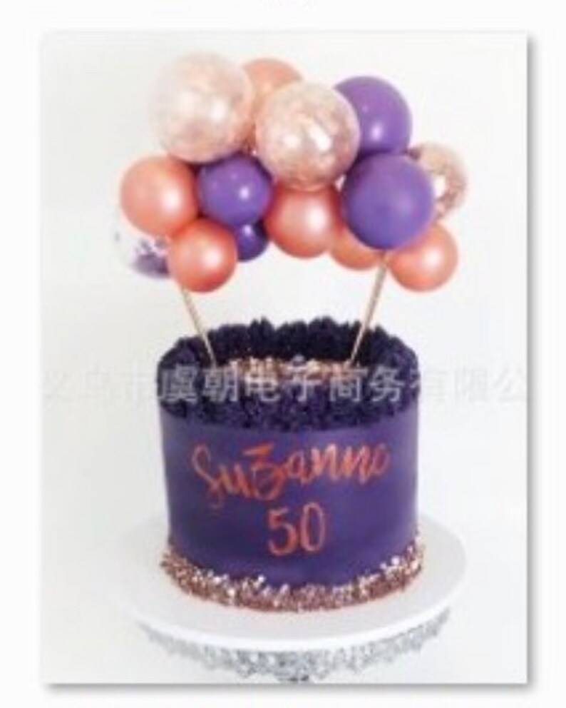 Balloon Cake Toppers Kit - Etsy