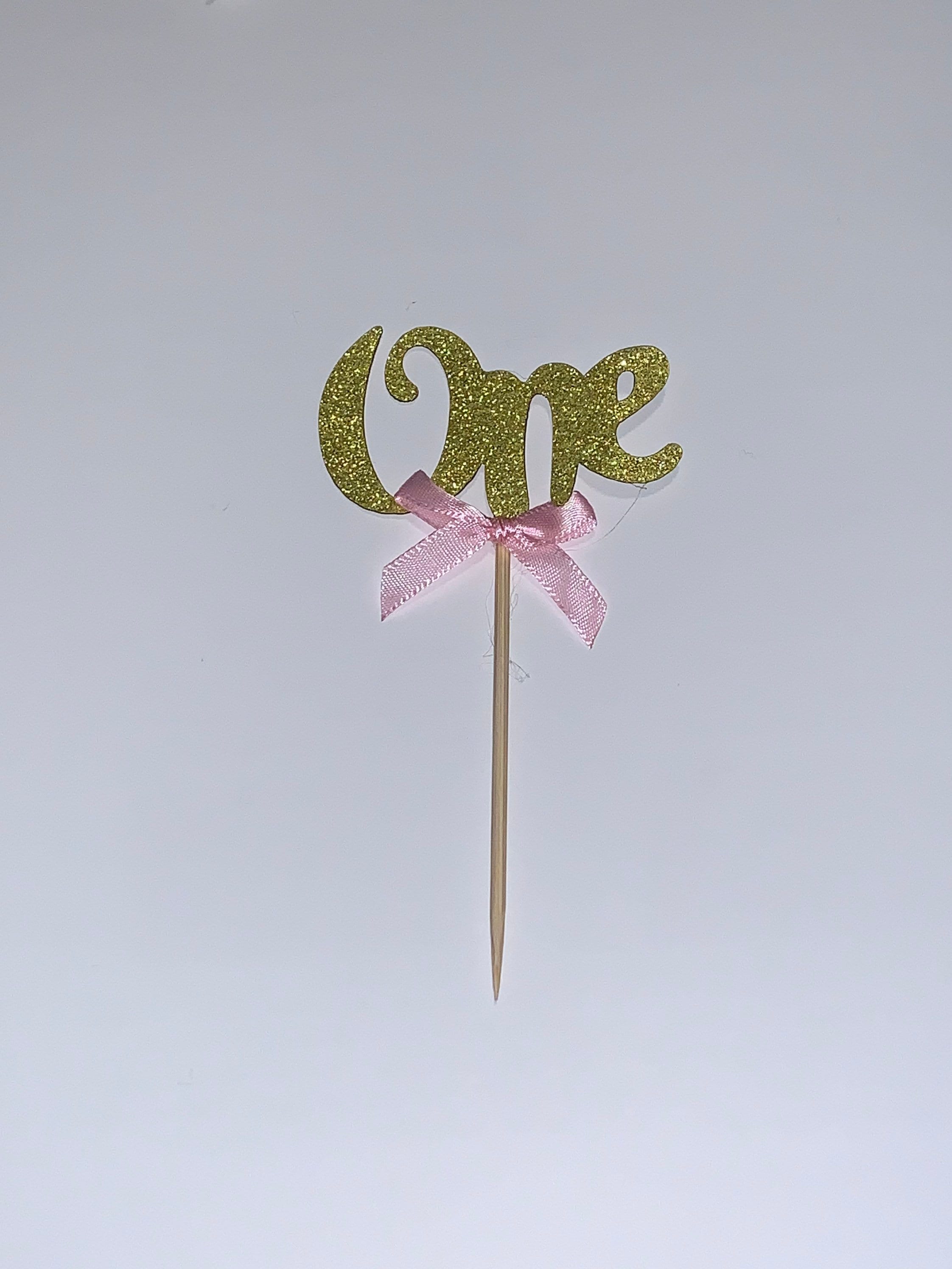 Cupcake Topper for First Birthdays one | Etsy