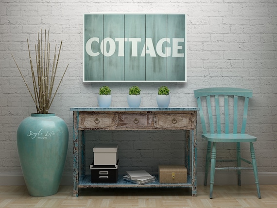 Cottage Wall Art Photograph/Rustic Beach Cottage | Etsy