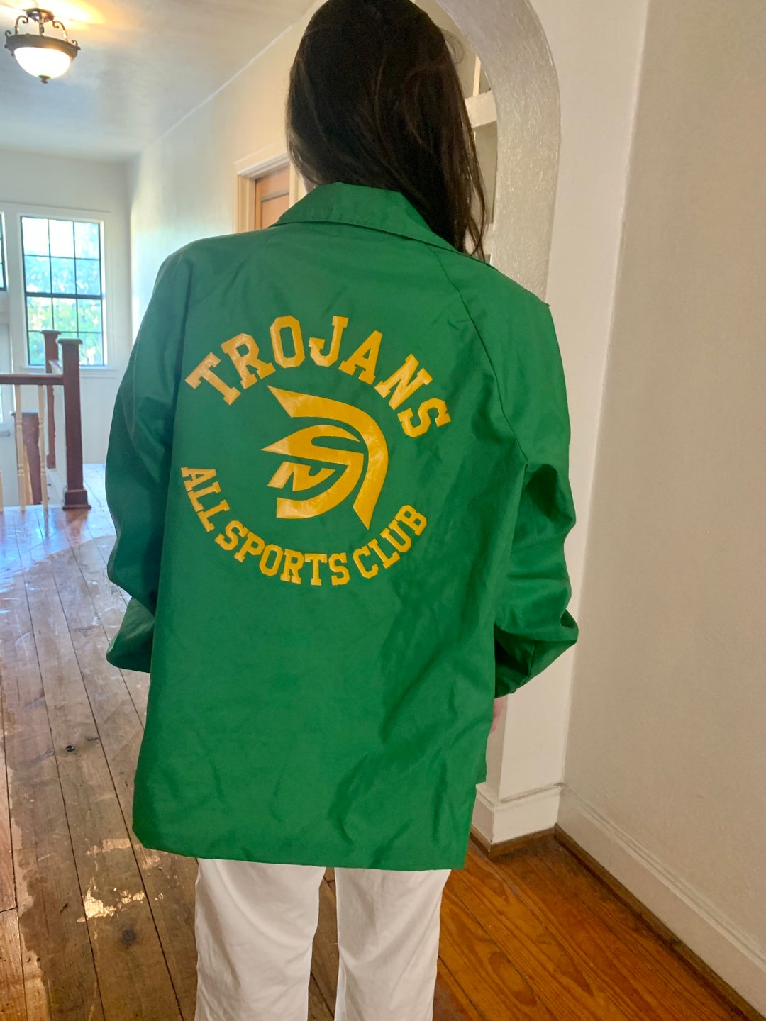 Vintage Trojans Track Jacket - Etsy