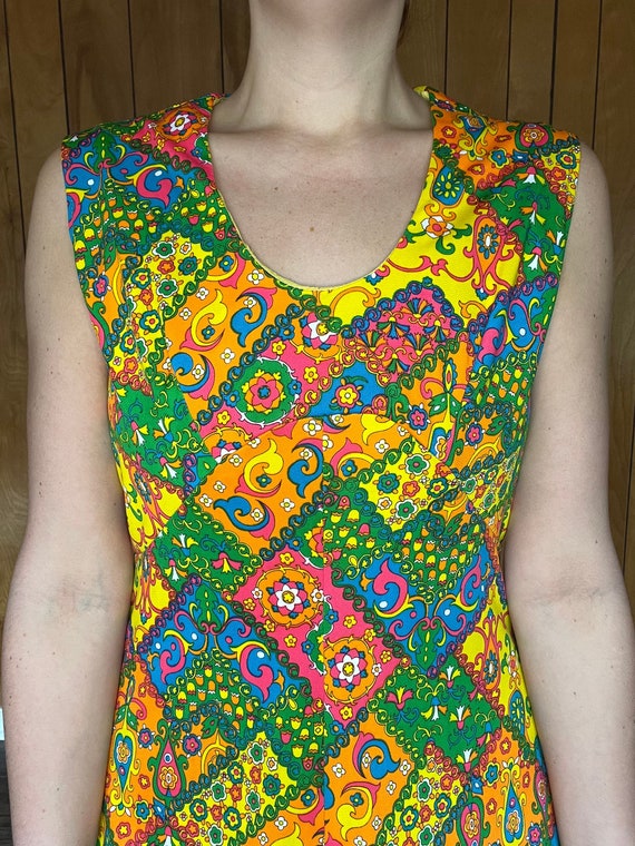 vintage 60s neon floral - Gem