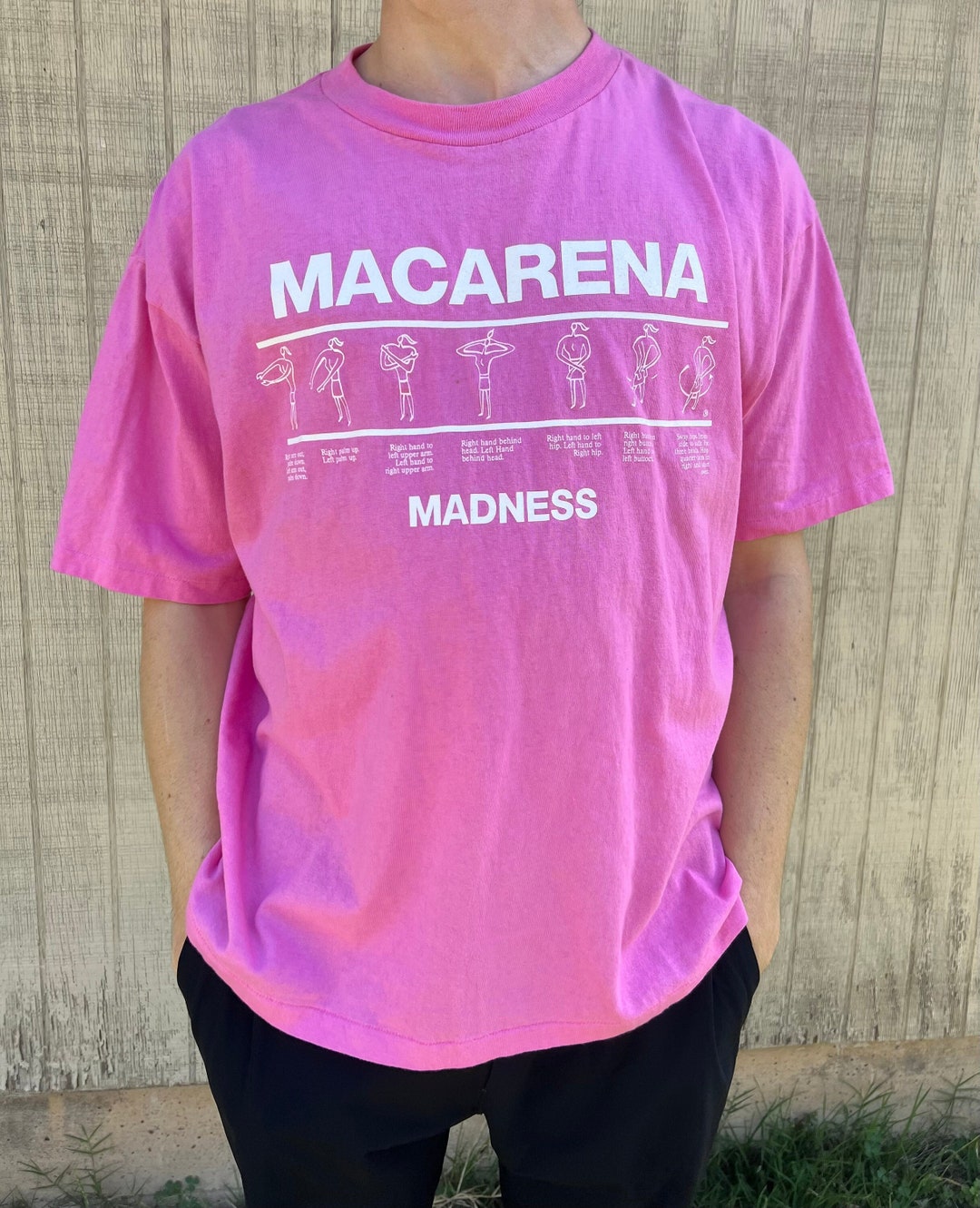 Vintage 90s Macarena Madness Instructional Dance Tshirt - Etsy
