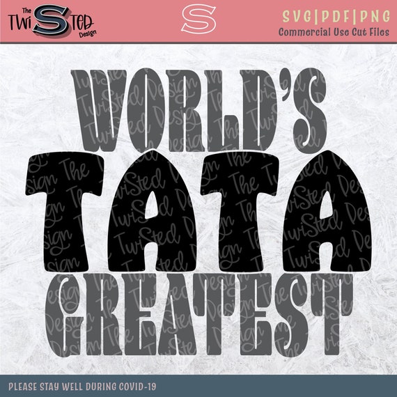 Tata SVG We Love You Svg Dadlife Svg Grandpa Cut File - Etsy Singapore