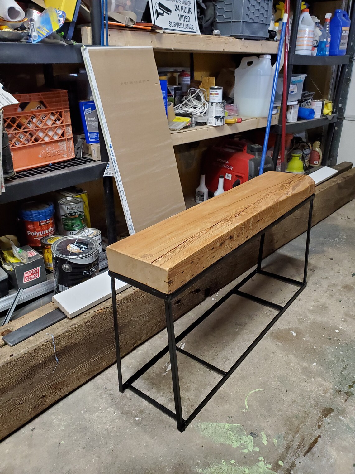 Reclaimed Wood Bench - Etsy