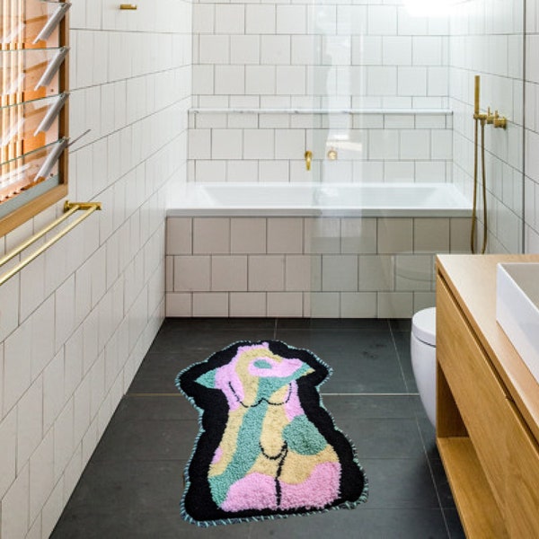 Female Body Rug - Etsy