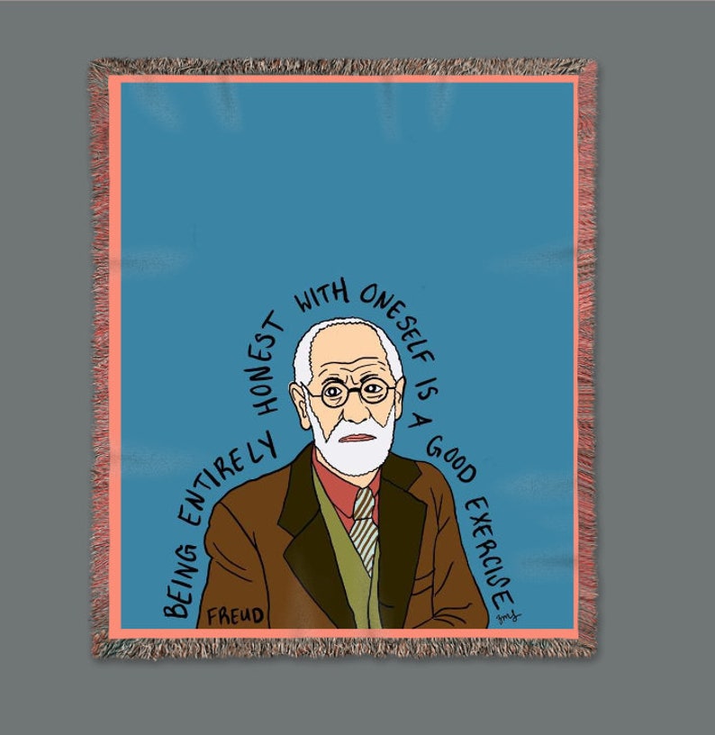 4 X 5ft Sigmund Freud Quote Pop-art Tapestry Blanket 5 X 4 Ft ...