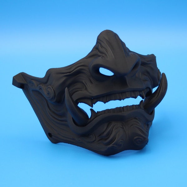 Oni Face Mask - Etsy