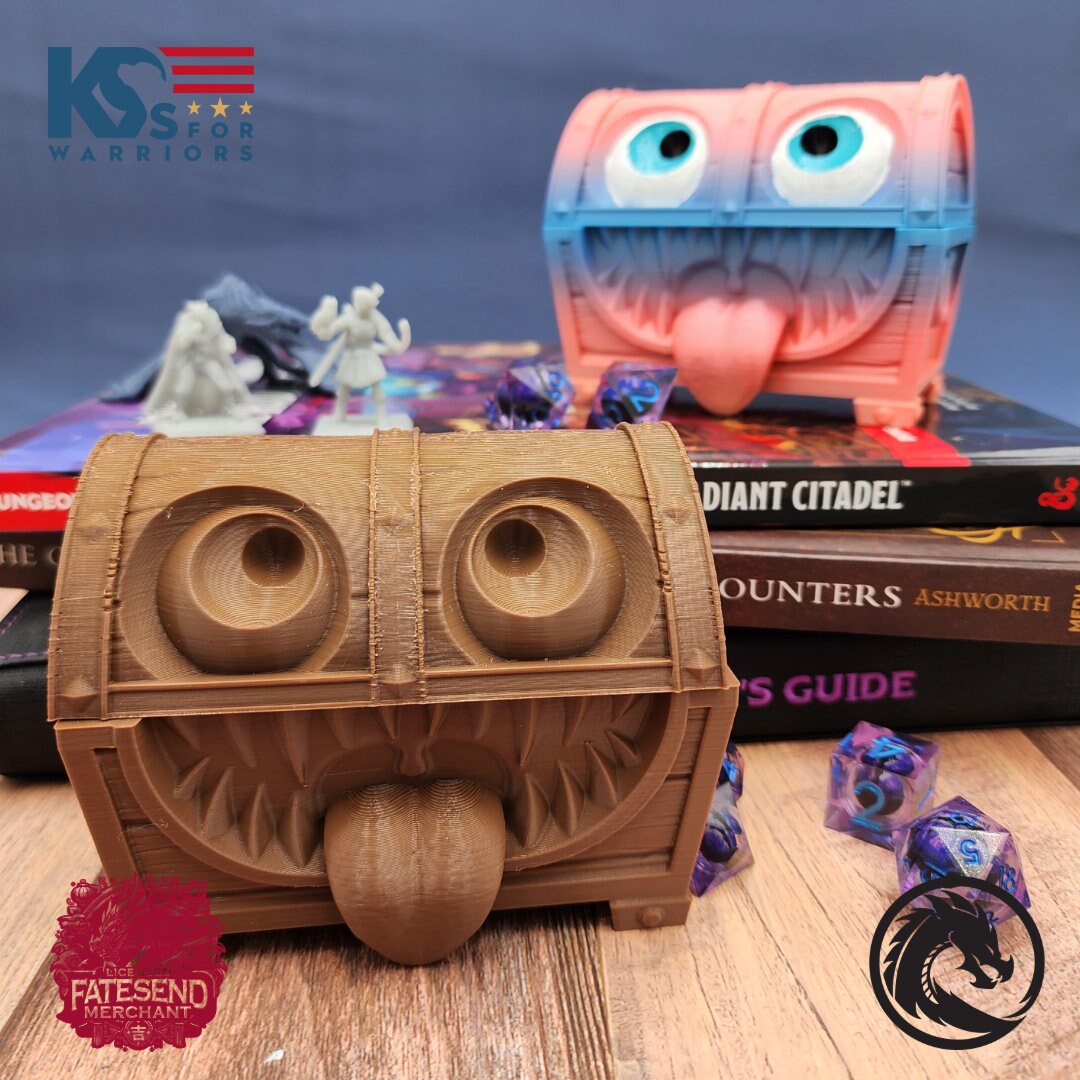 Ineffective Mimic Dice Vault Dungeons and Dragons Adorably Dangerous ...