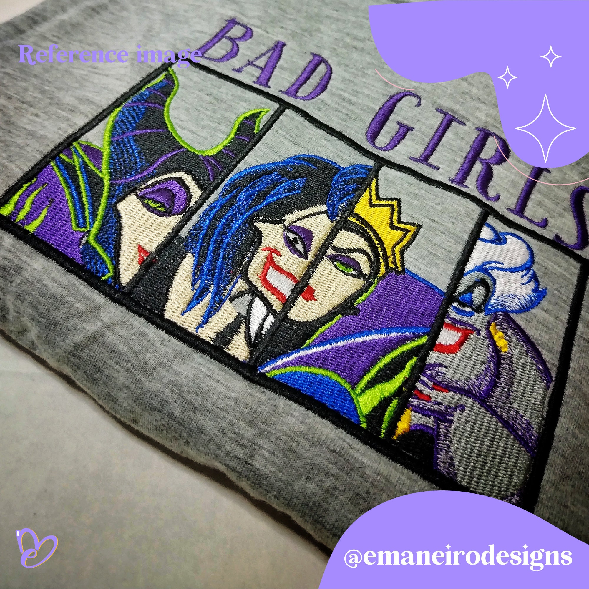 Bad Girls Embroidery Design, 13x17cm Digital Embroidery - Etsy