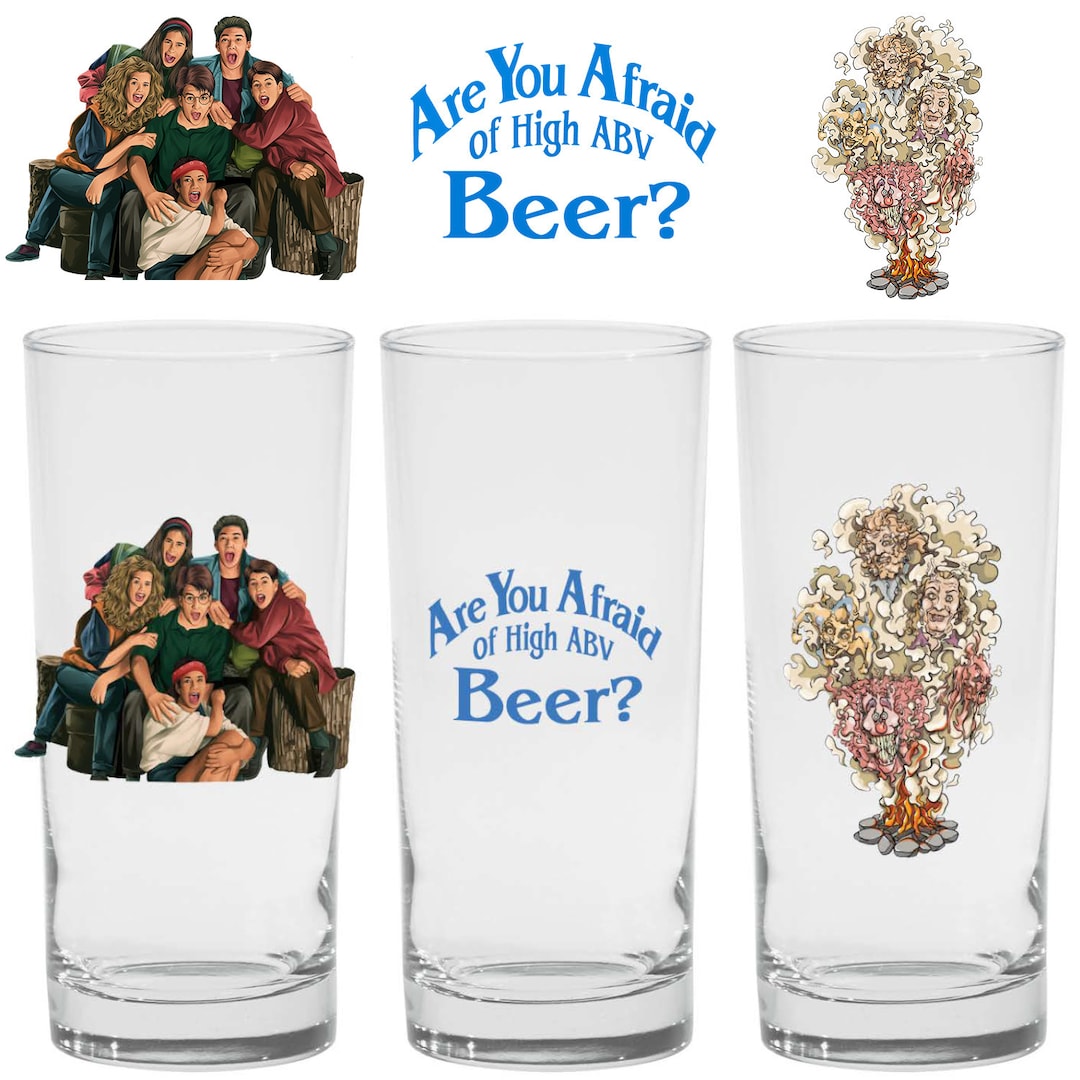 Are You Afraid of the Dark Craft Beer Glass Horror Scary TV Show ...