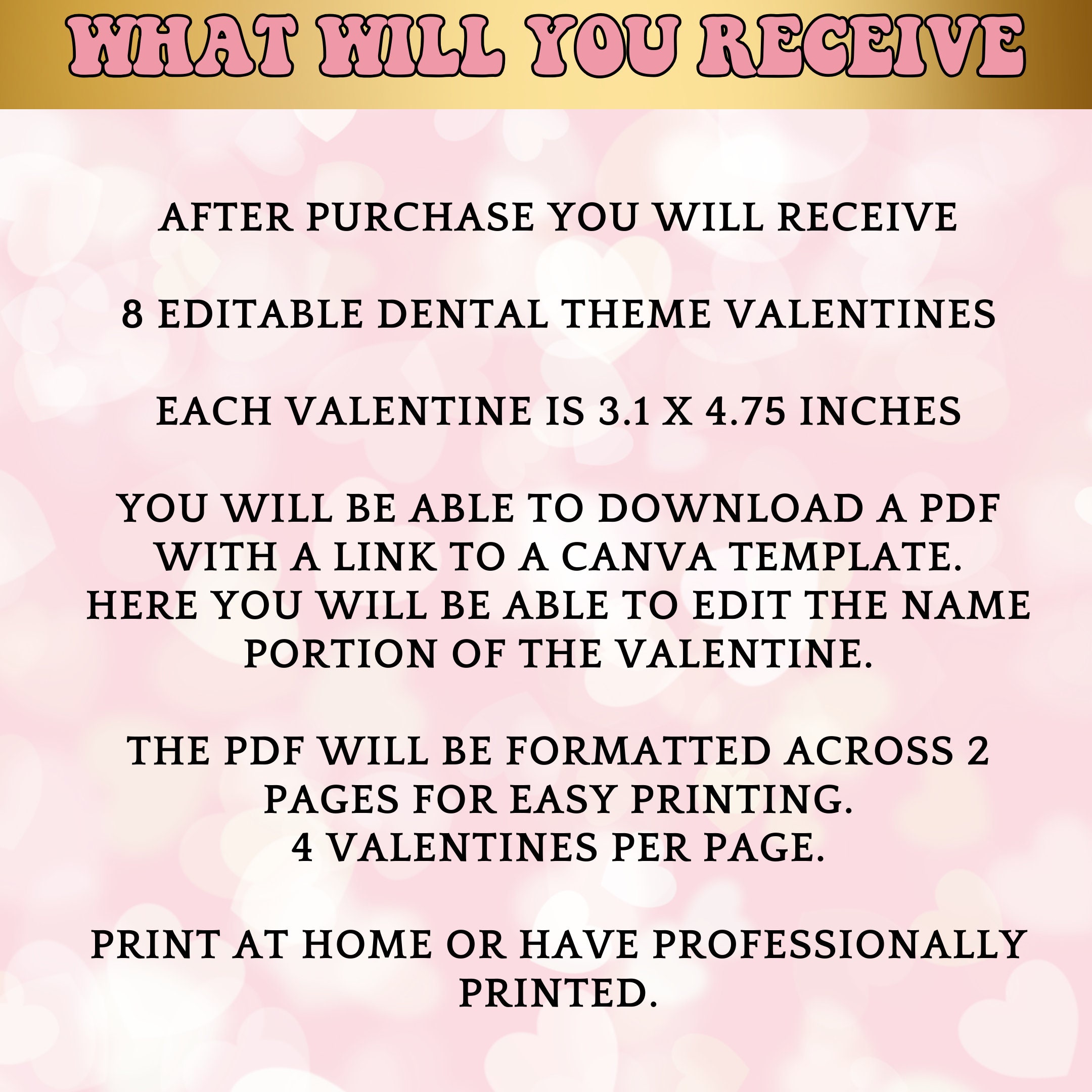 8 Editable Dental Valentine's Day Cards | Valentine Dental Office Card ...