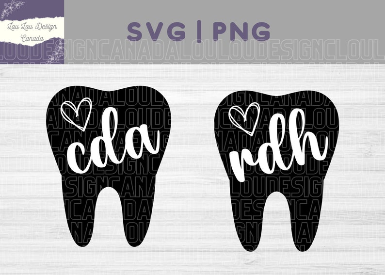 Rdh SVG, Cda SVG, Dental Cut File, Dental Office Gift, Dental Assistant ...