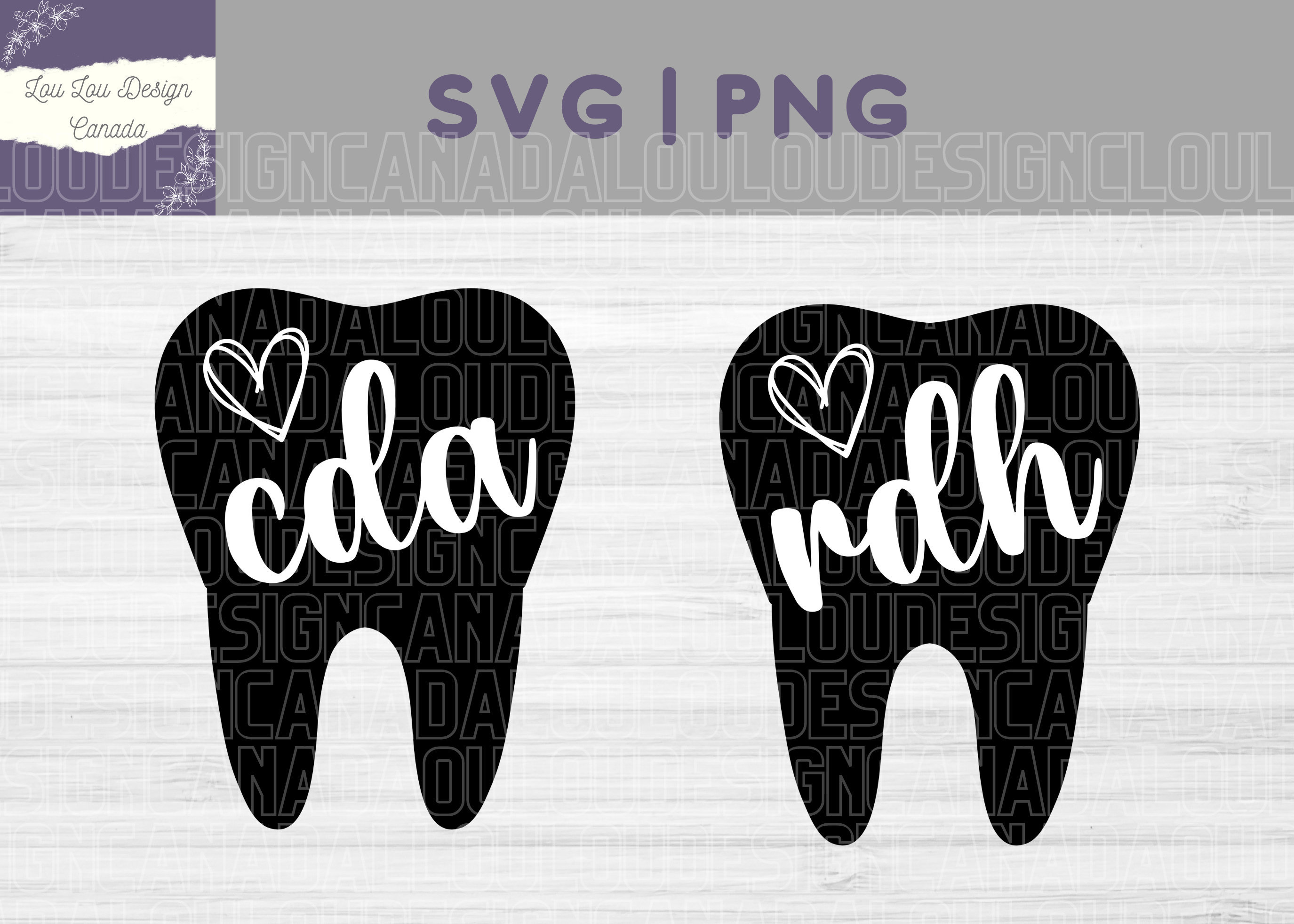 Rdh SVG, Cda SVG, Dental Cut File, Dental Office Gift, Dental Assistant ...