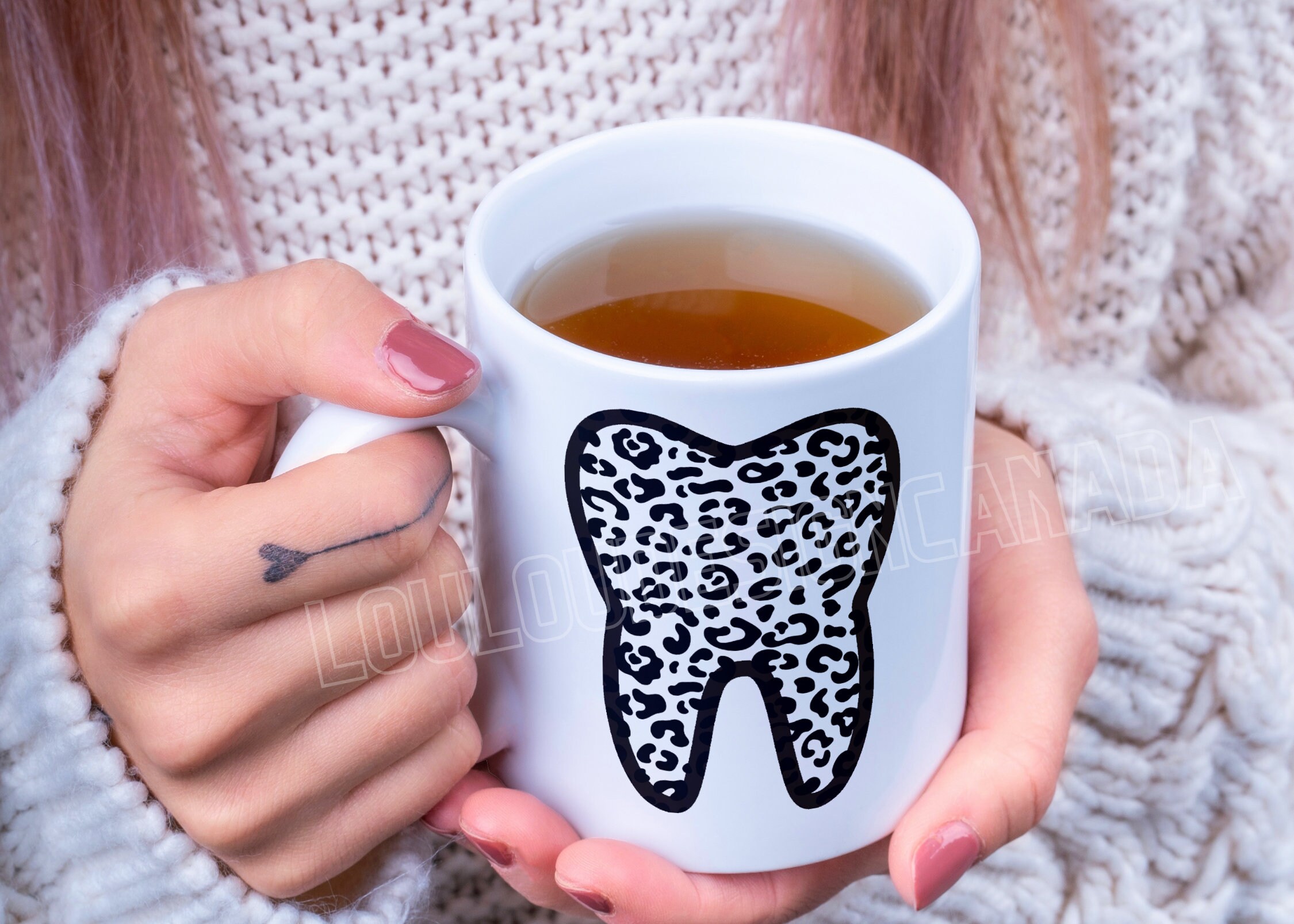 Leopard Print Tooth SVG, Dental Cut File, Dentist PNG, Dental Assistant ...