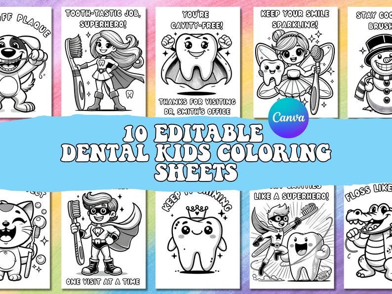 Dental Coloring Pages | Customizable Colouring Pages | Teeth Coloring ...