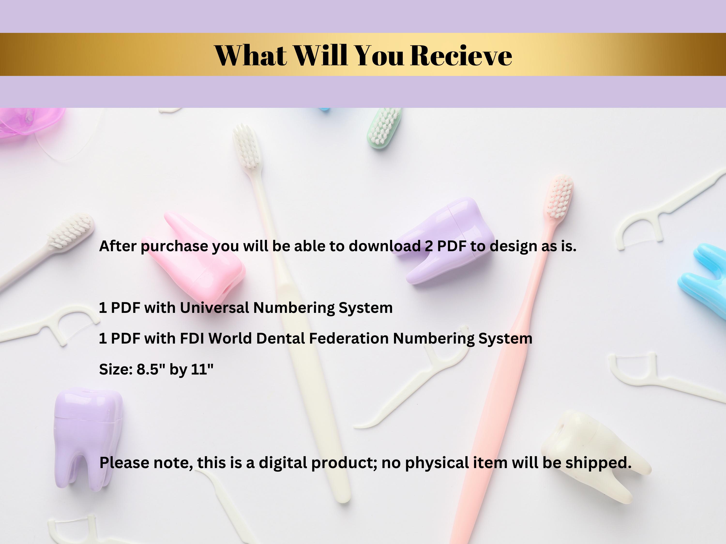 Periodontal Charting Form | Printable Perio Chart | Dental Office ...